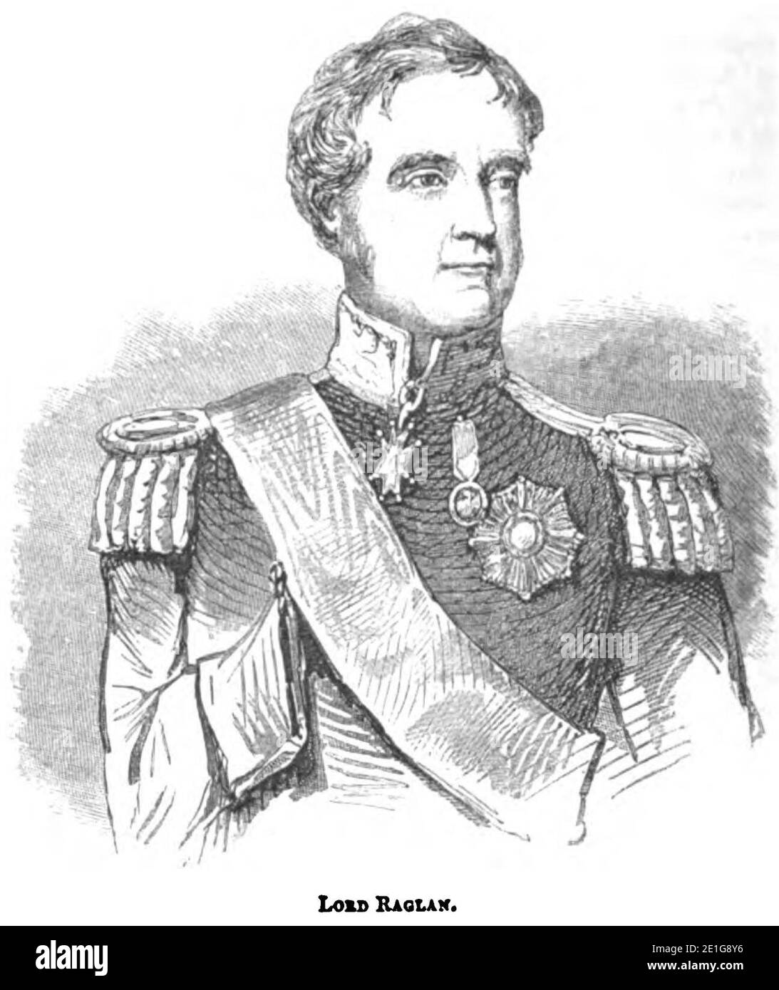 Lord Raglan. George Dodd. Pictorial history of the Russian war 1854-5-6 ...