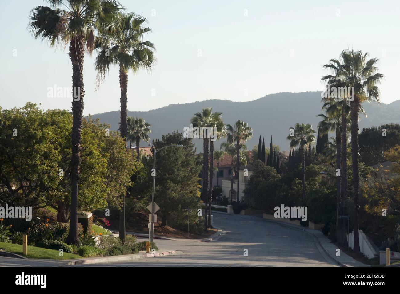 View from Pacific Highlands, Los Angeles, California, USA Stock Photo ...