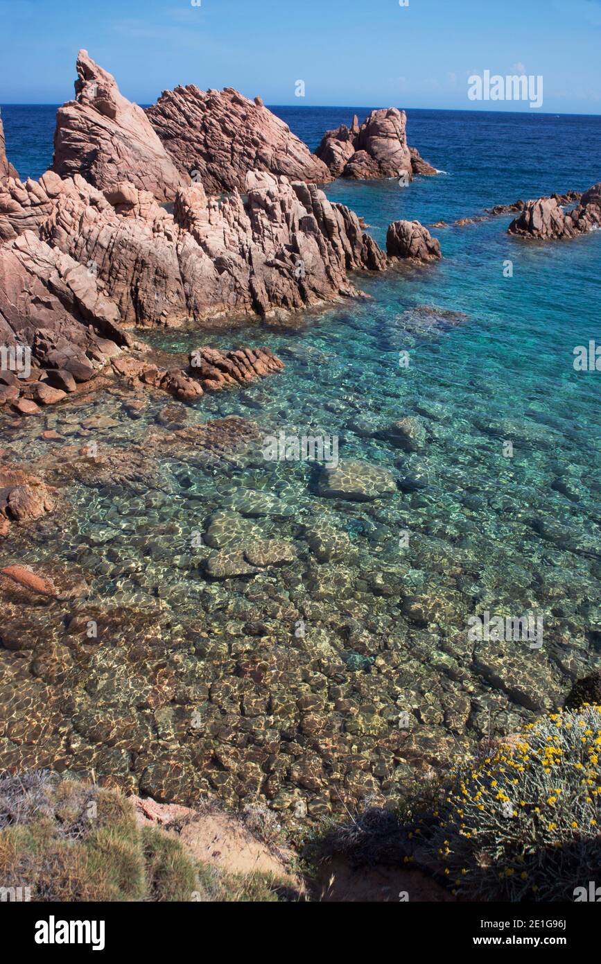 The sea at Costa Paradiso, Sardinia, Italy Stock Photo - Alamy