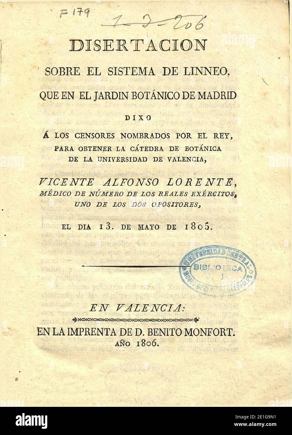 Linneo hi-res stock photography and images - Alamy