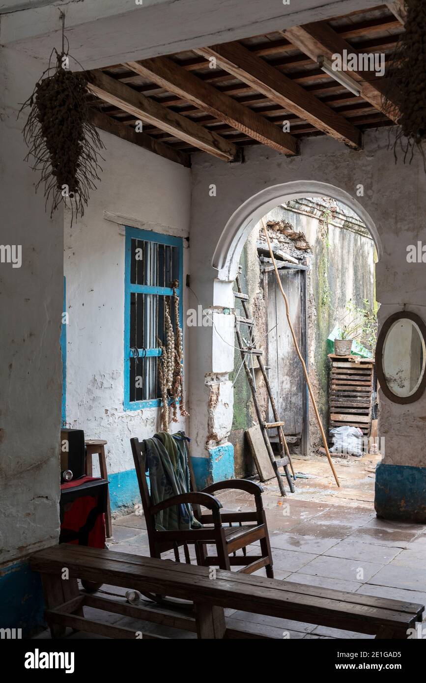 Casa Templo de Santería Yemayá, the house is presided over by santeros ...