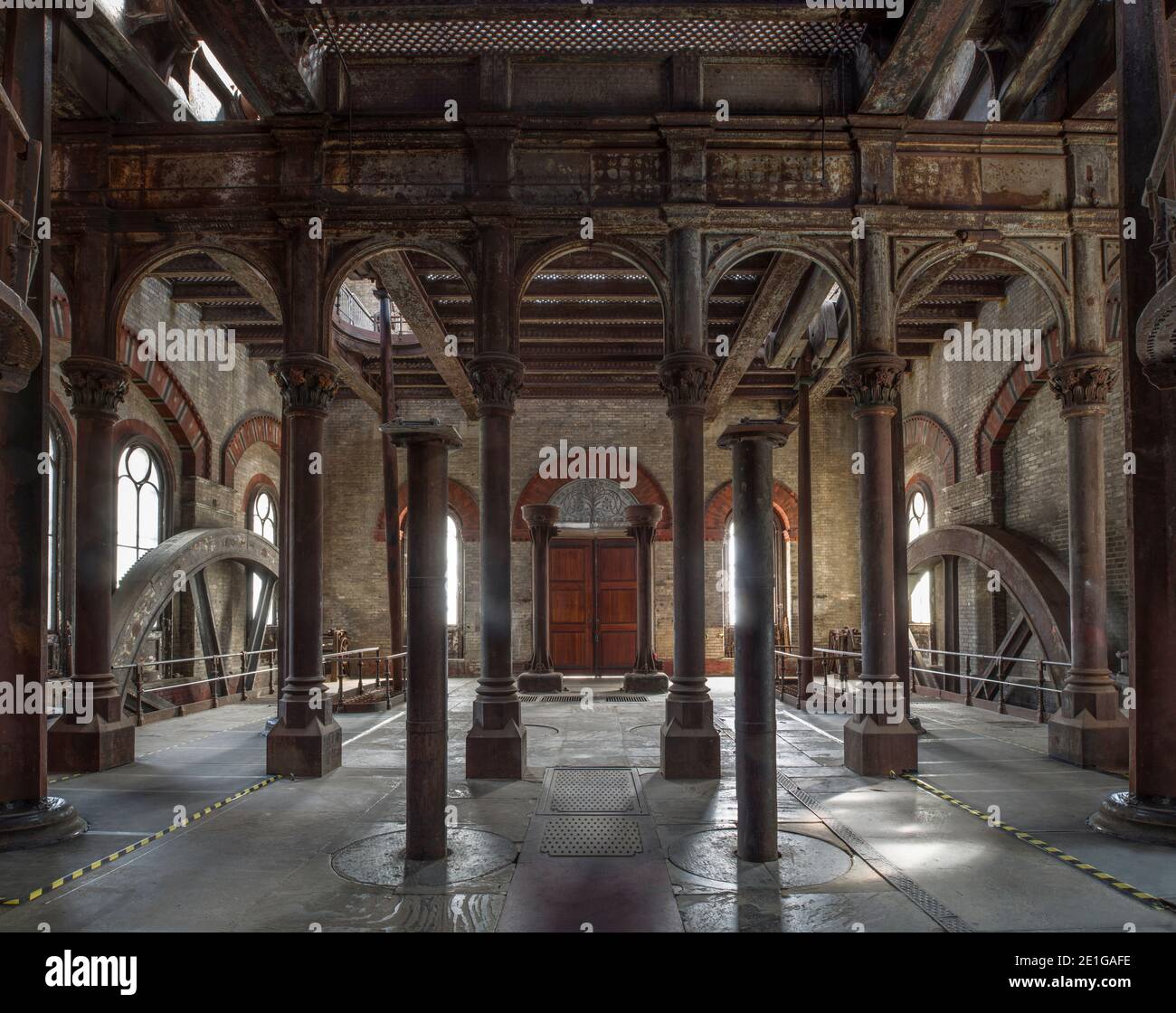 Engine Hall, Crossness Pumping Station, Thamesmead, UK. A Grade 1 ...