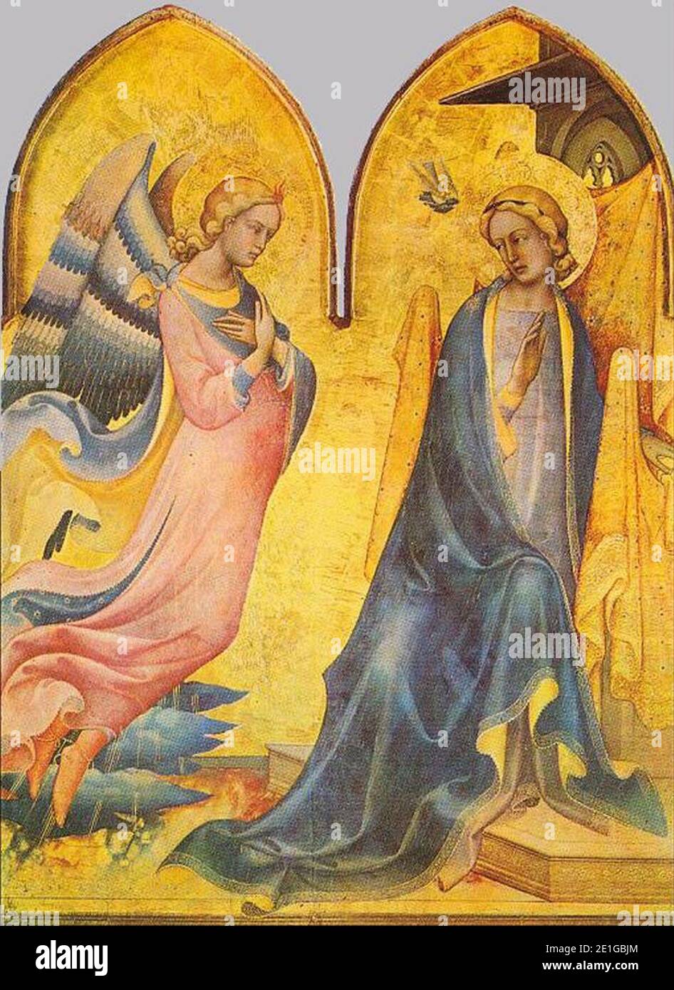 Lorenzo monaco annunciation hi-res stock photography and images - Alamy