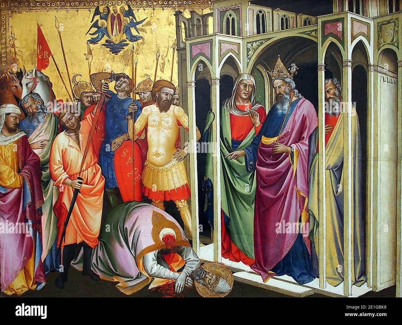 Lorenzo Monaco, Martyrdom of St. Caius, 1388-90 Stock Photo - Alamy
