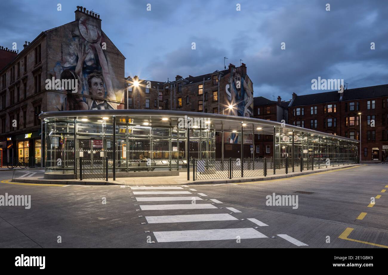 Partick Interchange, a new bus station at the integrated transport hub ...