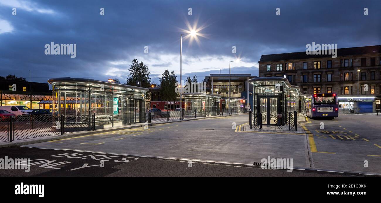 Partick Interchange, a new bus station at the integrated transport hub ...