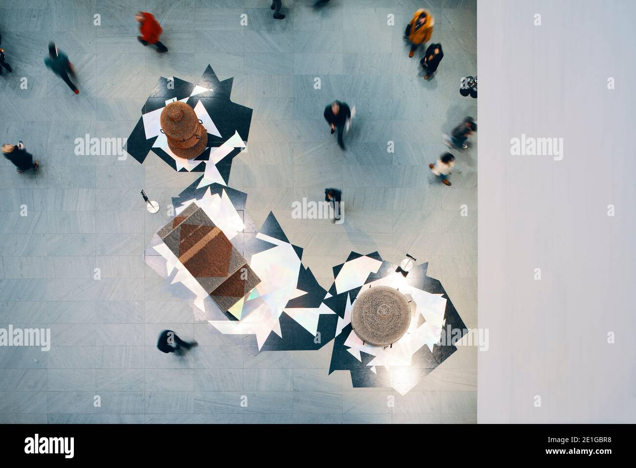 Interior view of The Museum of Modern Art (MOMA), Manhattan, New York ...