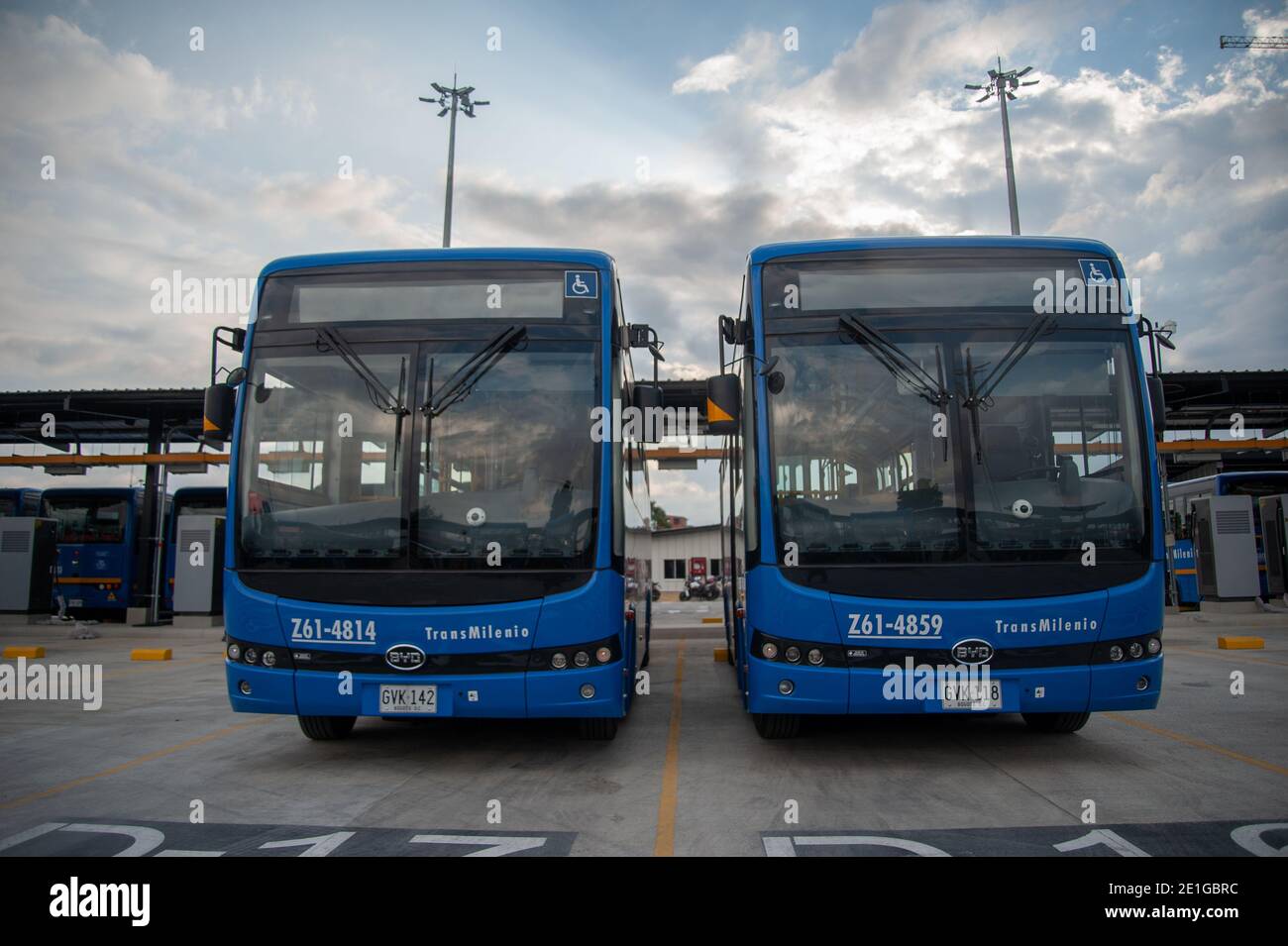 Transmilenio and SITP public transport buses of Bogota bought 596 100% ...