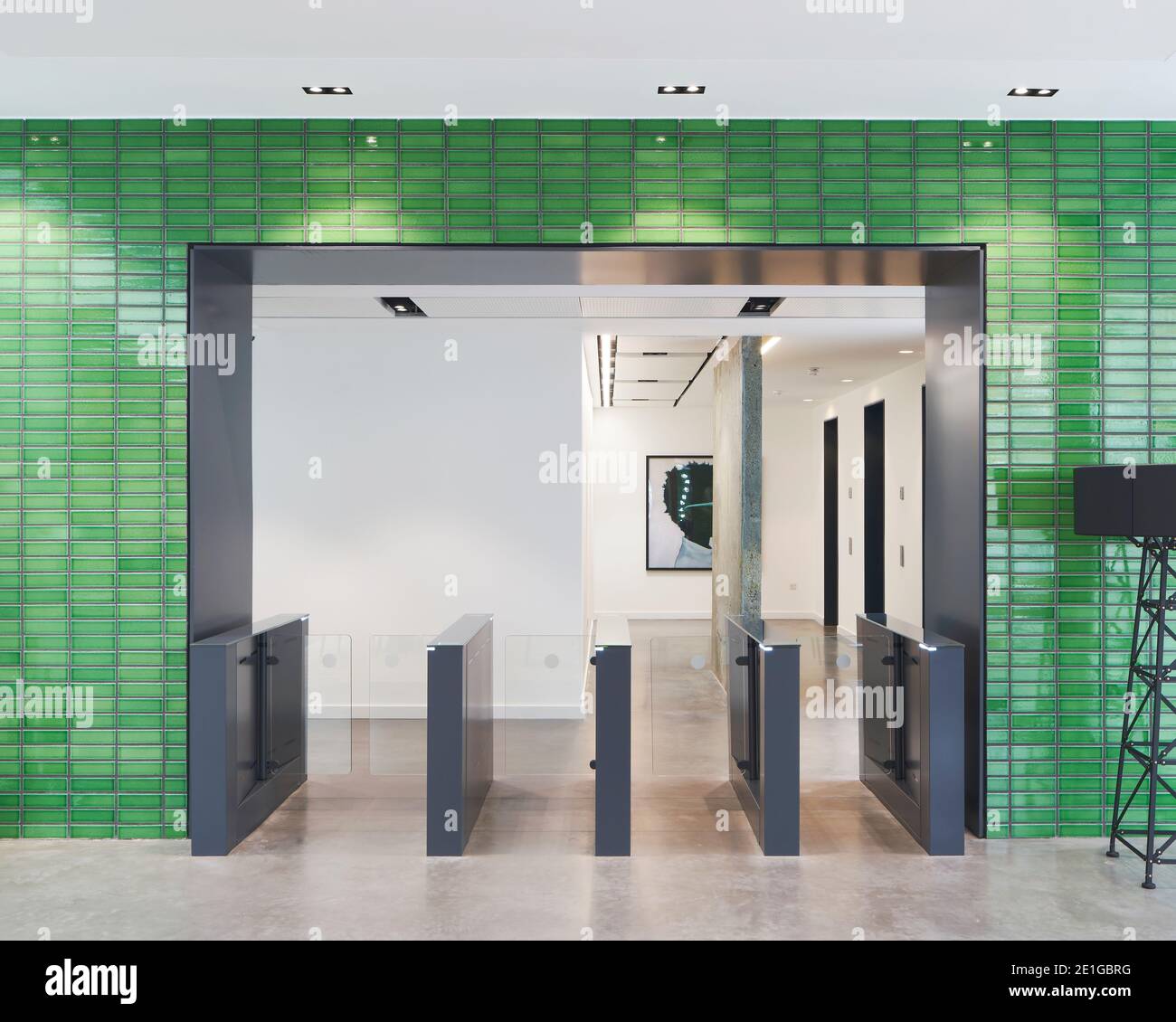 Interior of 160 Old Street, a former Royal Mail building transformed ...