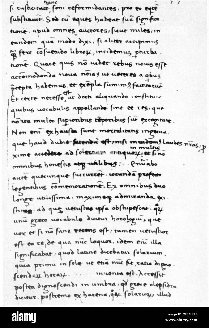 Lorenzo Valla, Gesta Ferdinandi regis, Paris Lat. 6174 Stock Photo - Alamy