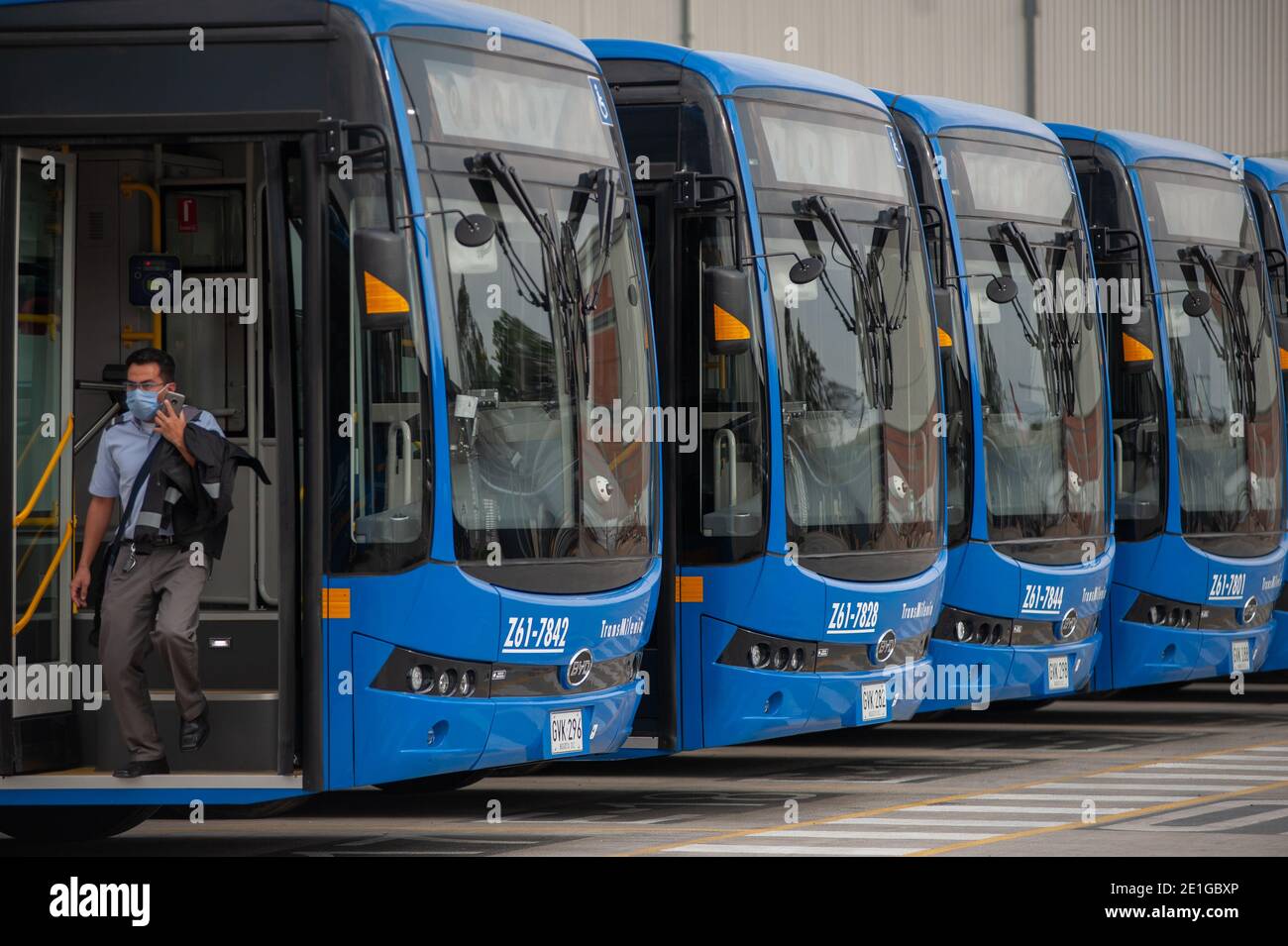 Transmilenio and SITP public transport buses of Bogota bought 596 100% ...