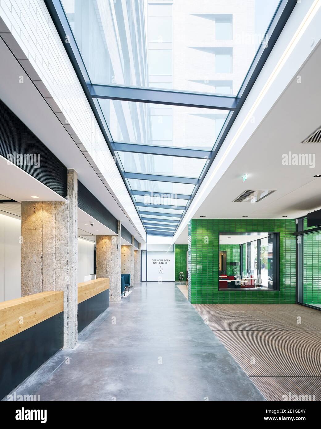 Interior of 160 Old Street, a former Royal Mail building transformed ...