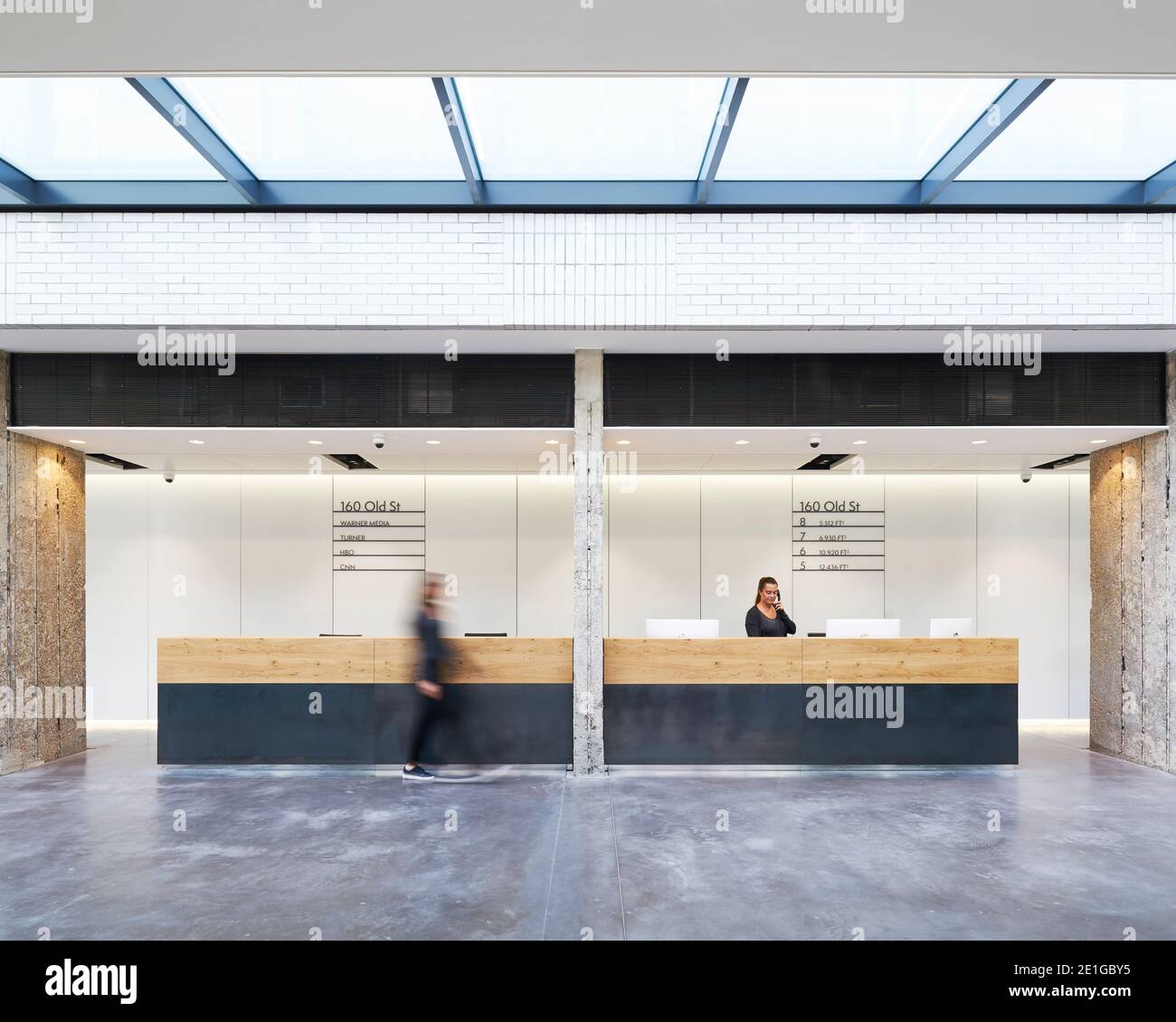 Interior of 160 Old Street, a former Royal Mail building transformed ...
