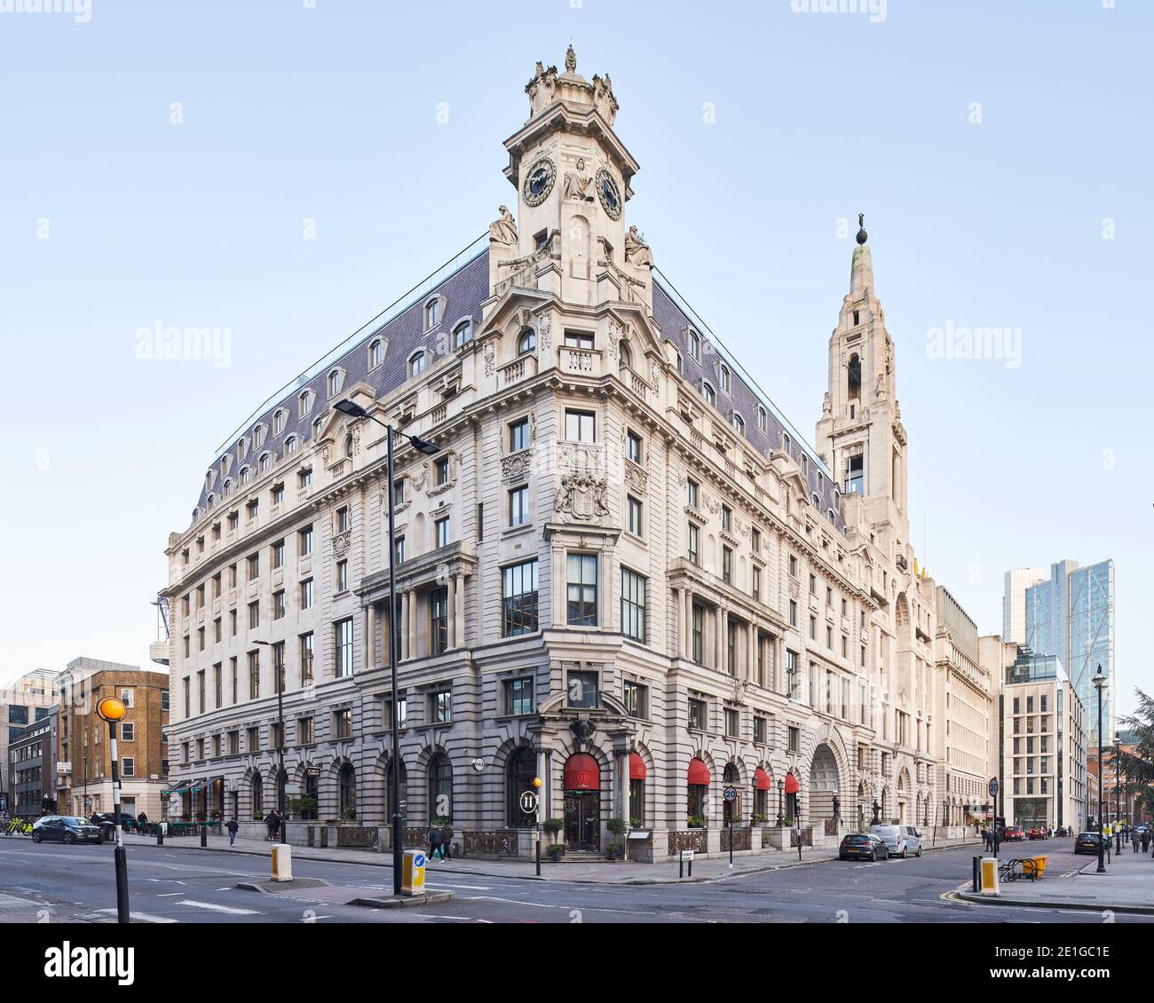 Exterior of remodelled Alphabeta Building, Finsbury Square, London UK ...