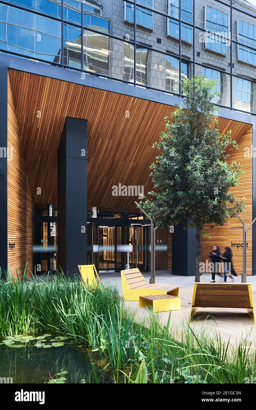 Exterior of The Import Building at Republic, East India Dock, London ...