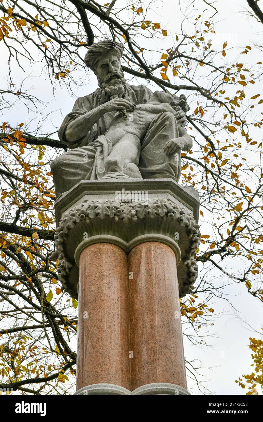 Ether Monument, also known as The Good Samaritan, is a statue and ...