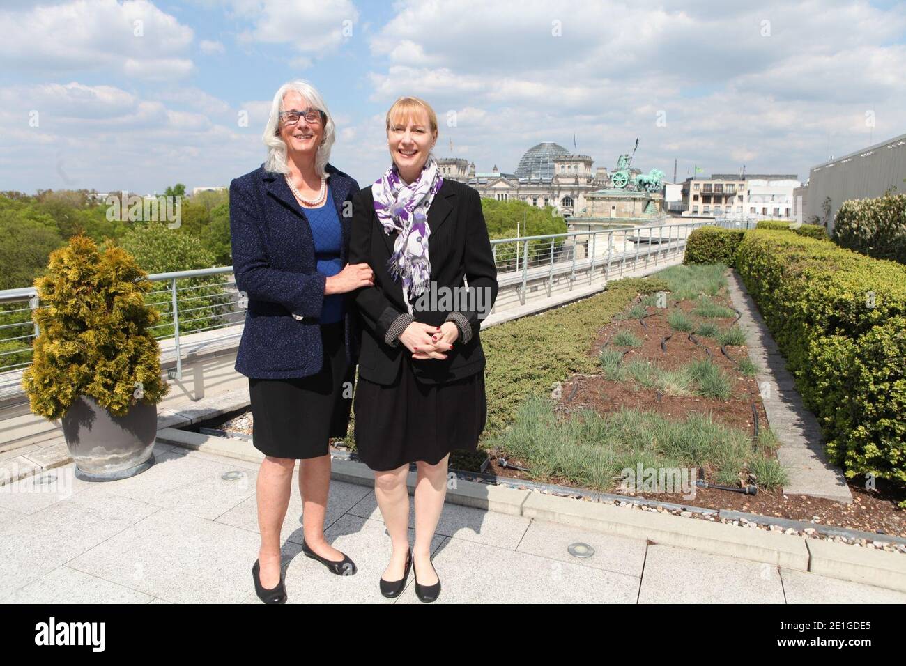 Los Angeles Opera Board Visits the U.S. Embassy in Berlin Stock Photo ...