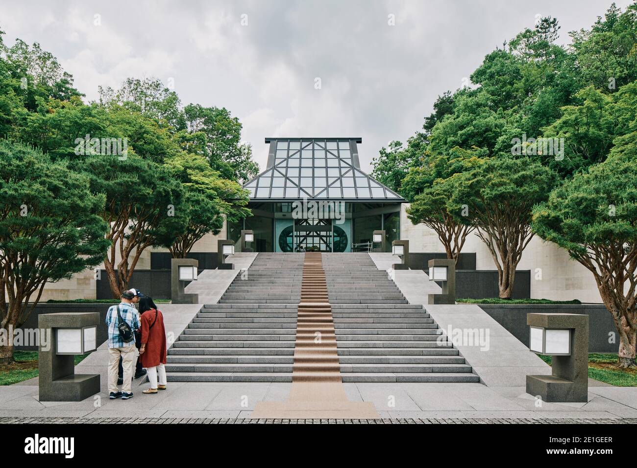 Miho Museum, in Shiga Prefecture, Japan. 80% of the museum has been ...