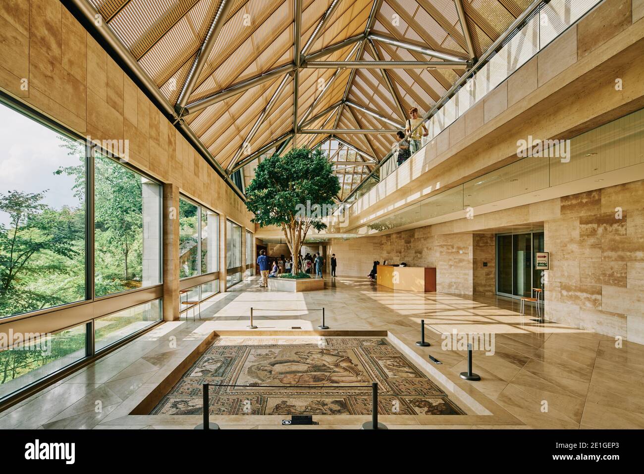 Miho Museum, in Shiga Prefecture, Japan. 80% of the museum has been ...