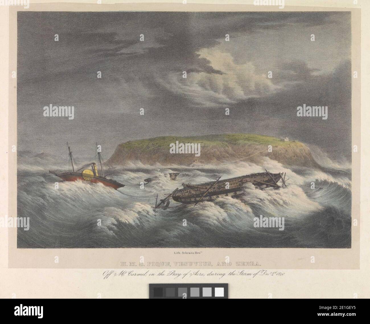 Lossy-page1-4800px-H.M.S. Pique Vesuvius and Zebra off Mt Carmel in the ...