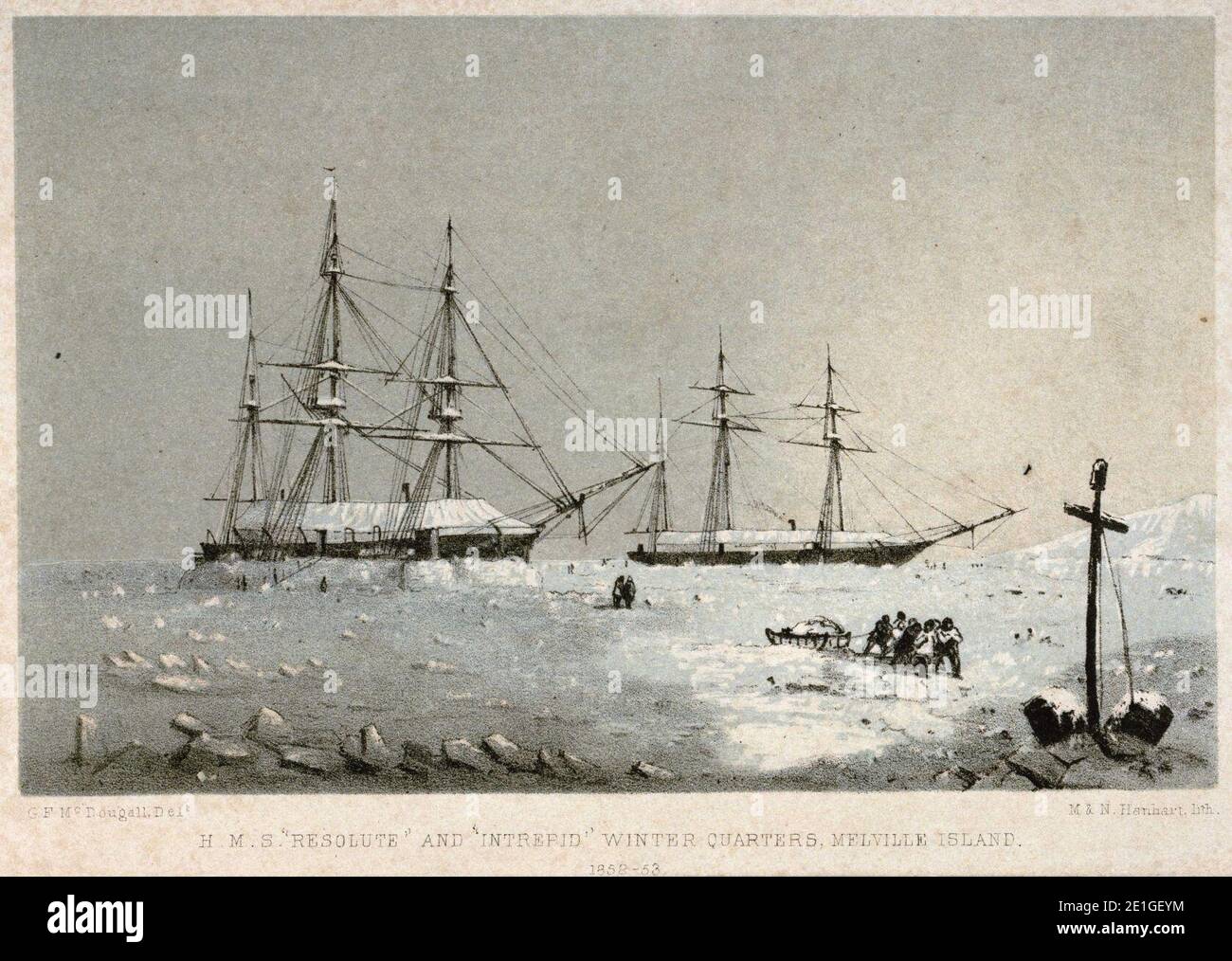 Lossy-page1-4800px-H.M.S Resolute and Intrepid winter Quarters ...