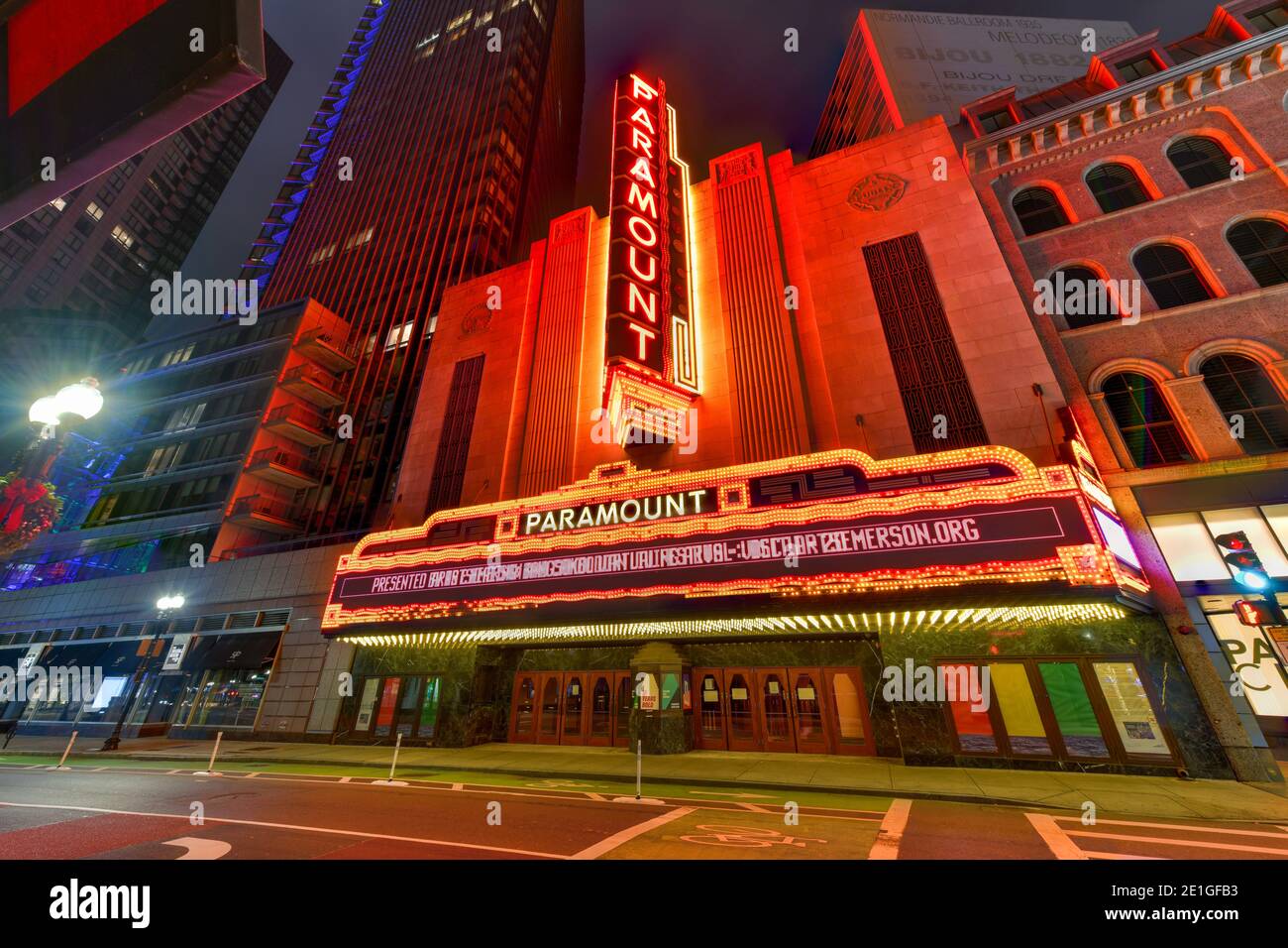 Boston paramount theater hi-res stock photography and images - Alamy