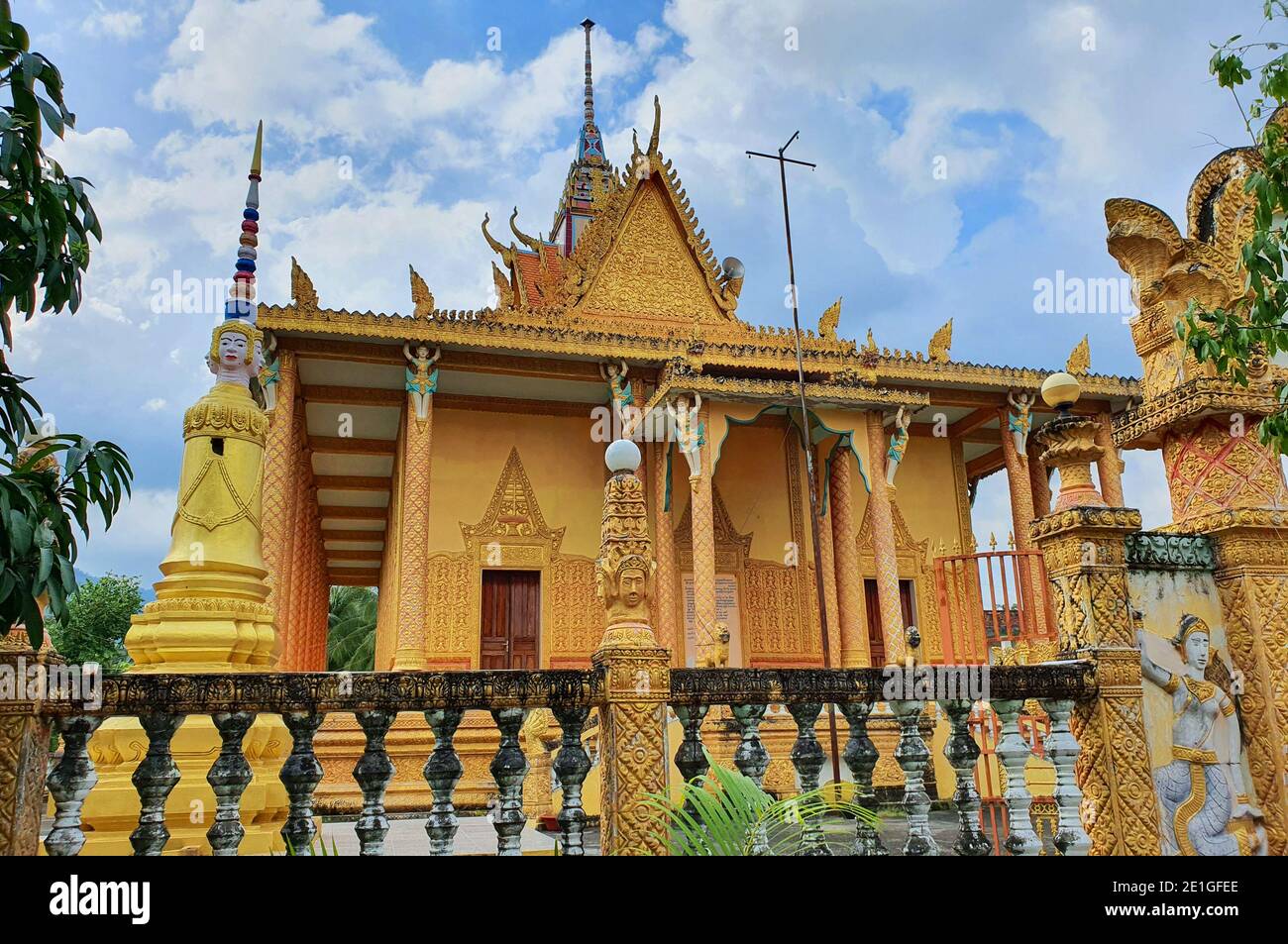 One of the most famous Khmer pagodas in the Western-Southern region of ...