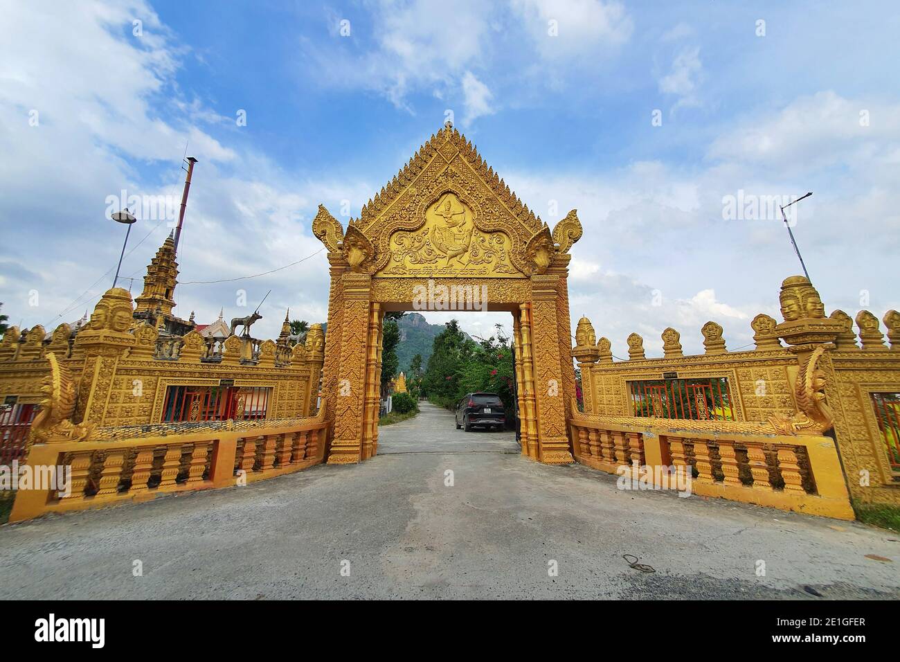 One of the most famous Khmer pagodas in the Western-Southern region of ...