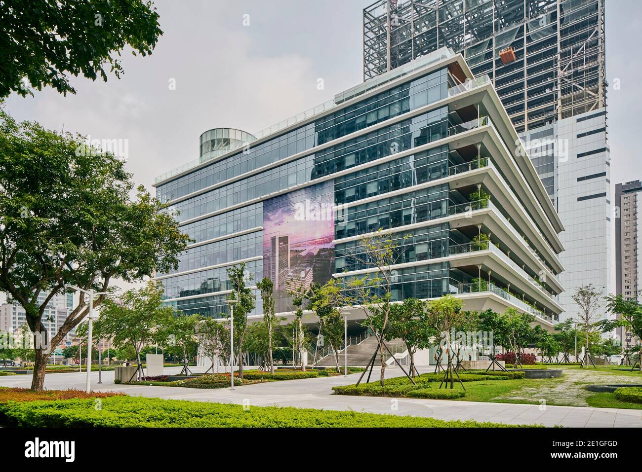 Kaohsiung Main Public Library in Kaohsiung, Taiwan. Completed in 2014 ...