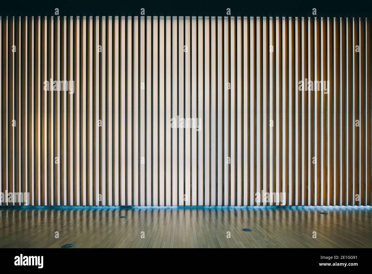 Interior view of the foyer of The National Art Centre in Tokyo, Japan ...