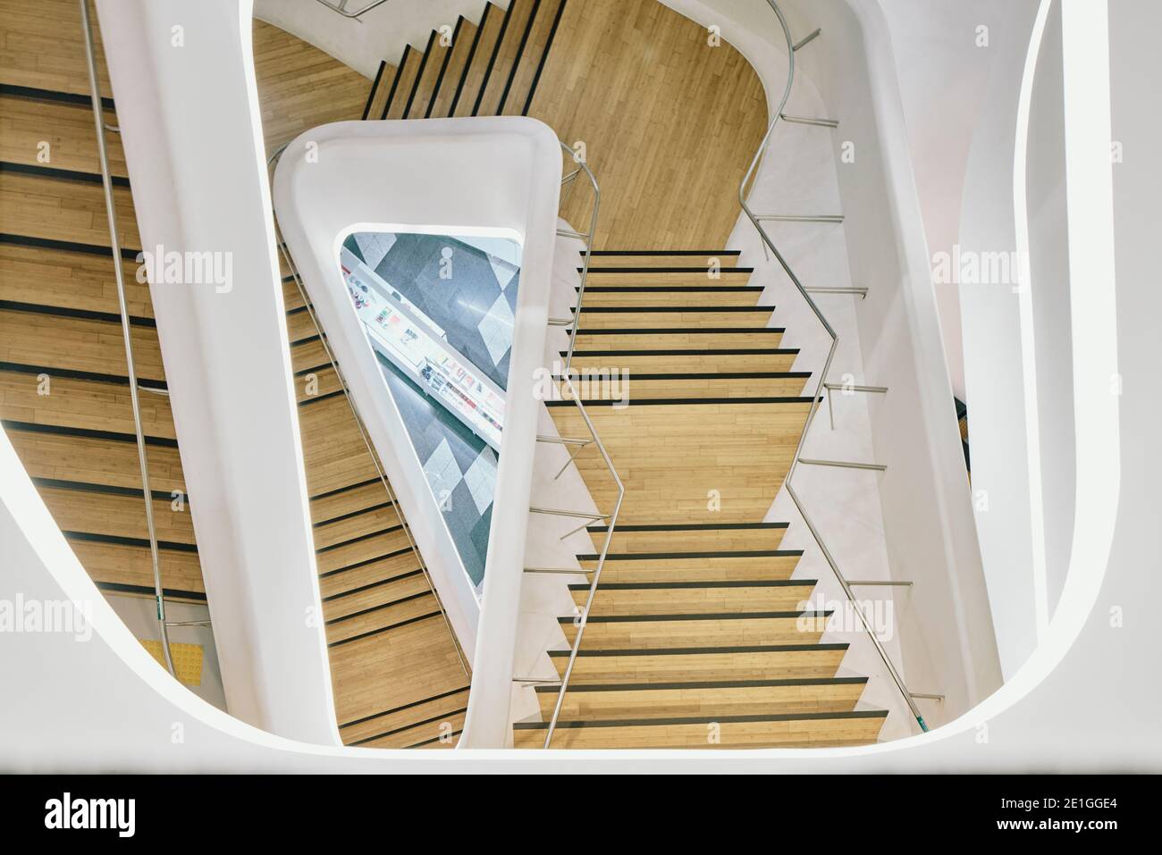 Interior view of Dongdaemun Design Plaza, also known as DDP, a cultural ...