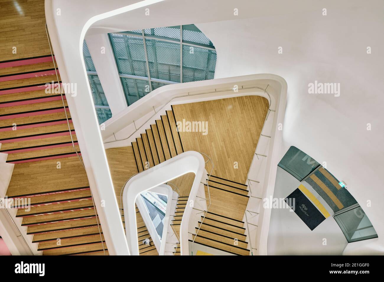 Interior view of Dongdaemun Design Plaza, also known as DDP, a cultural ...