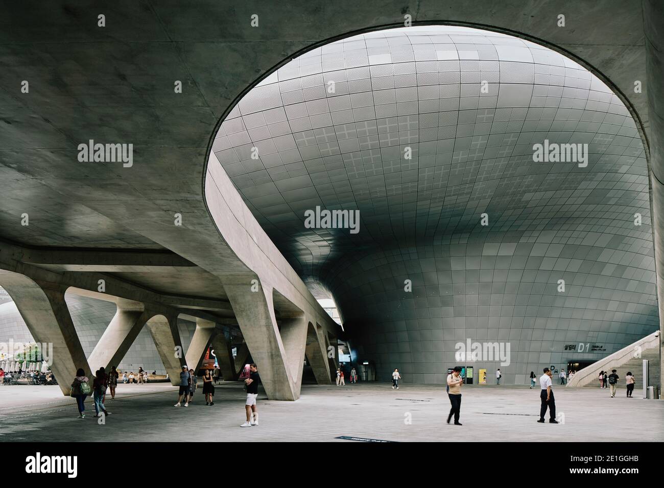 Amazing View Of The Dongdaemun Design Plaza, Seoul, South