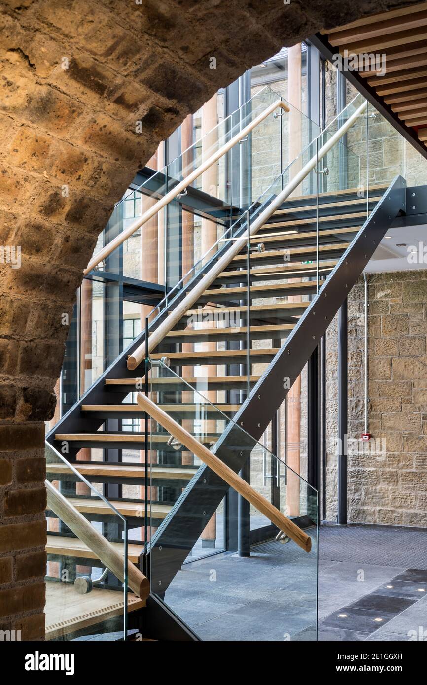 Exterior view of The Borders Distillery, Hawick, Scotland, UK. Winner ...