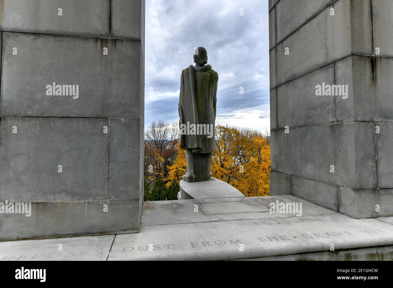 Prospect Terrace Park and the Roger Williams statue in Providence ...