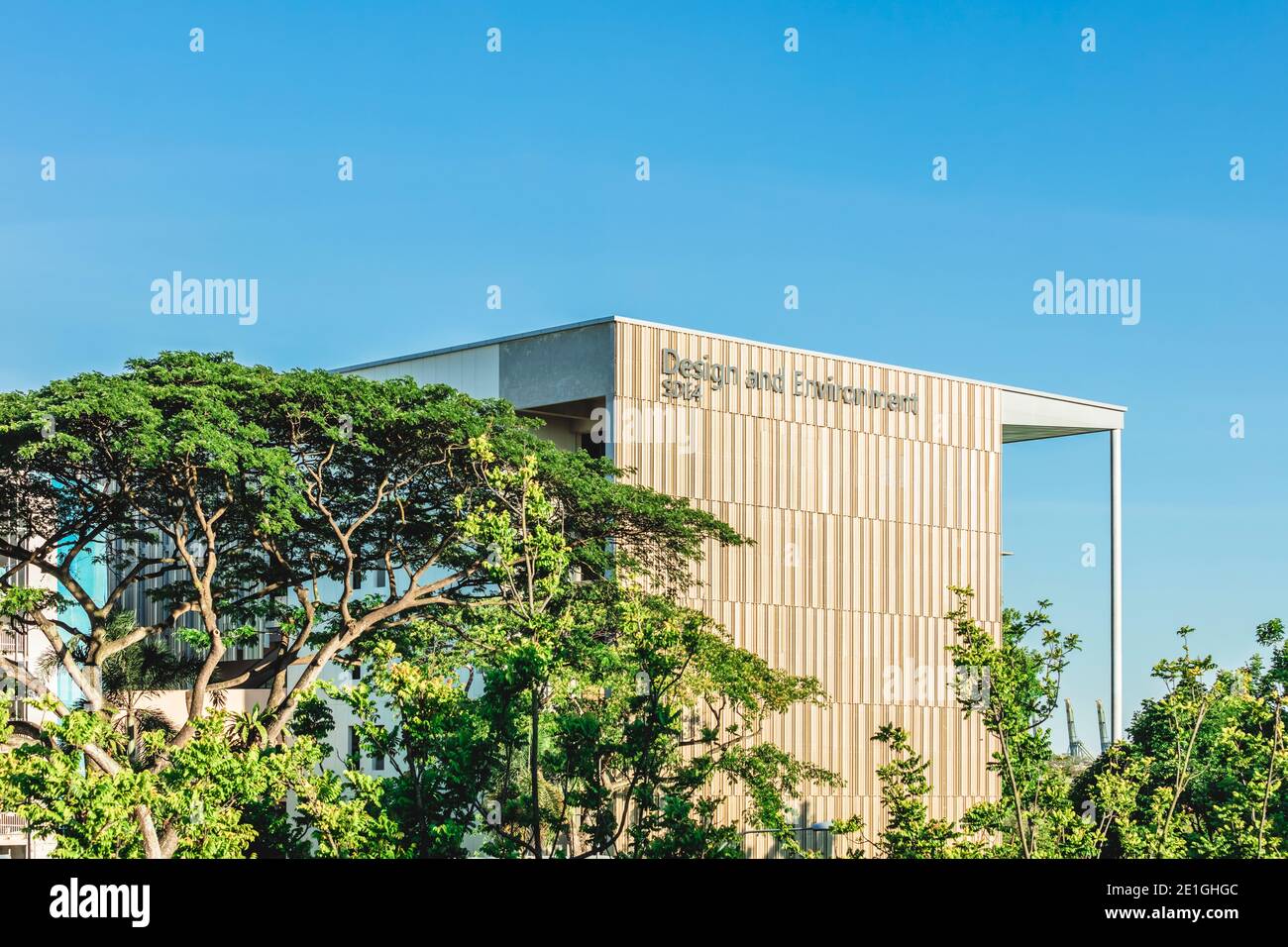Exterior View Of The School Of Design And Environment National University Of Singapore Sde4
