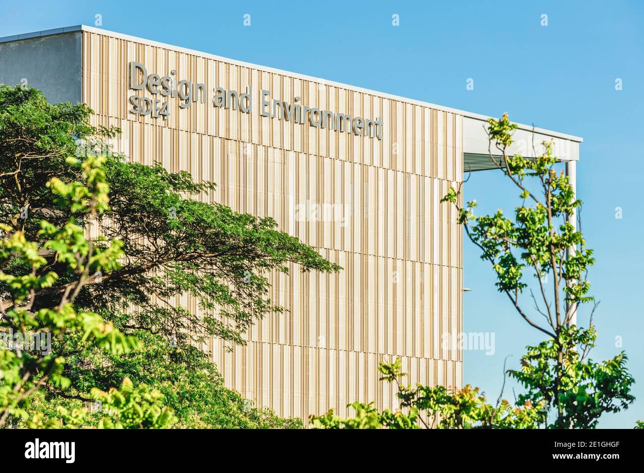 Exterior View Of The School Of Design And Environment National University Of Singapore Sde4