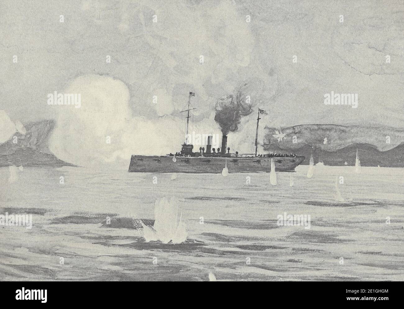 DetThe Detroit Silences Canuela Battery during the Spanish American War ...