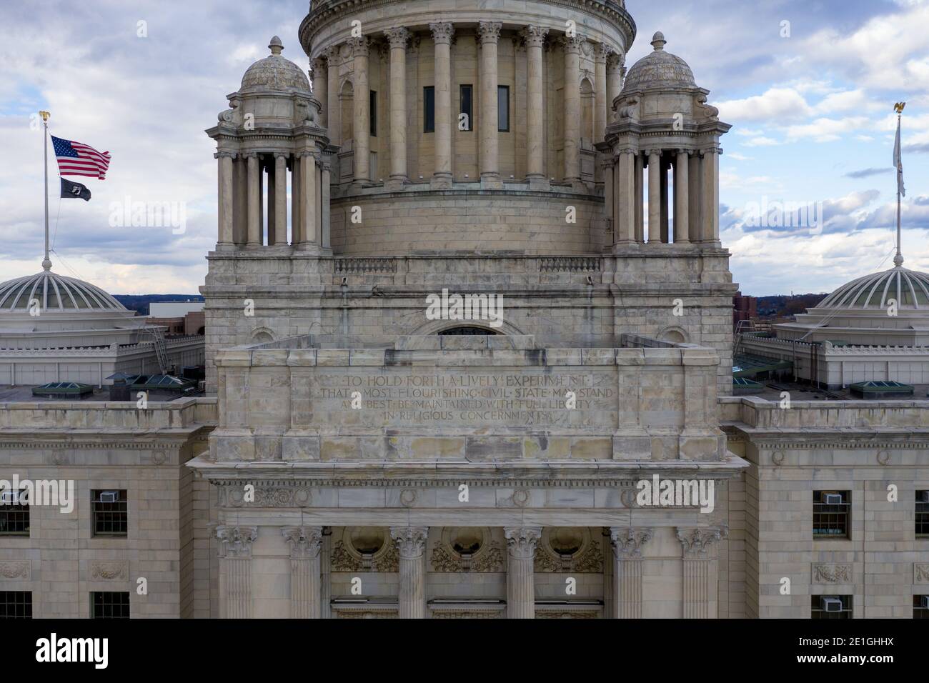 The State Capitol building in downtown Providence, Rhode Island Stock ...
