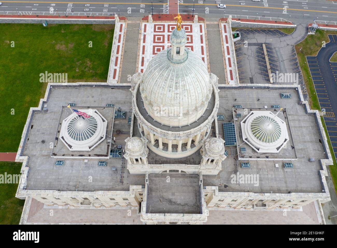 The State Capitol building in downtown Providence, Rhode Island Stock ...