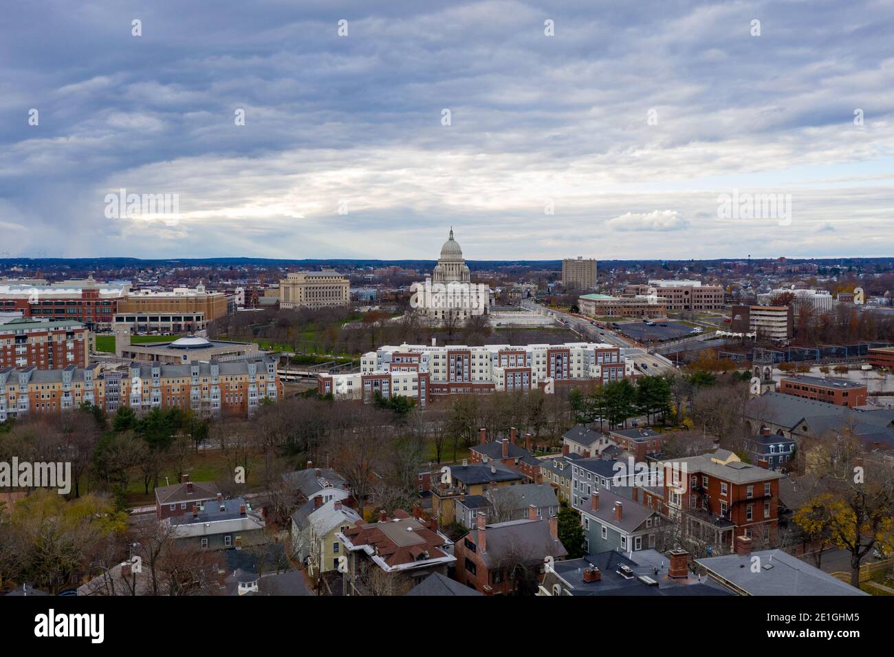 The State Capitol building in downtown Providence, Rhode Island Stock ...