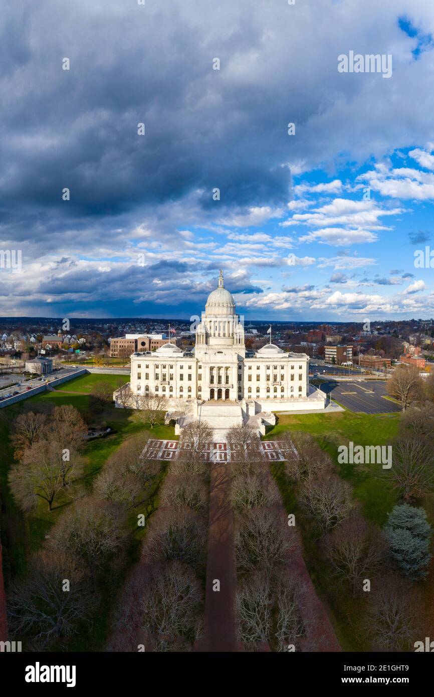 The State Capitol building in downtown Providence, Rhode Island Stock ...