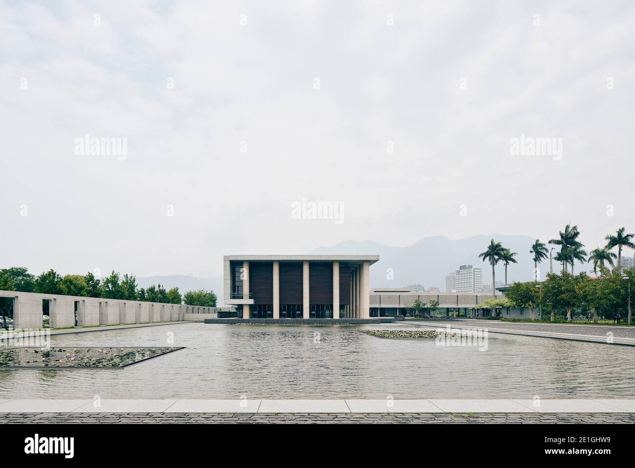 Exterior view of The Water-Moon Dharma Centre at the Dharma Drum ...