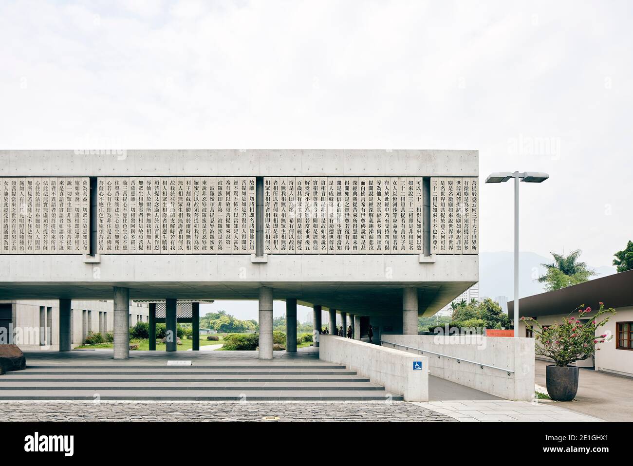 Exterior view of The Water-Moon Dharma Centre at the Dharma Drum ...