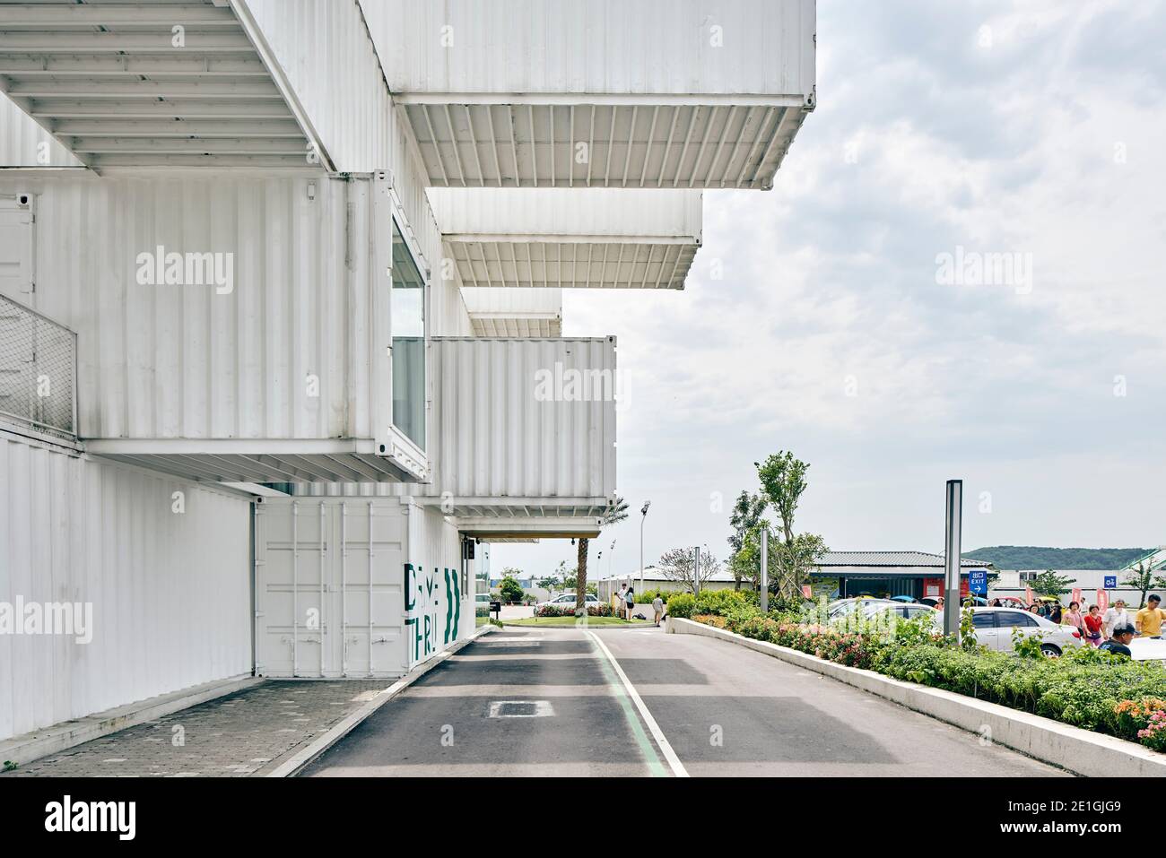 Starbucks Shipping Container Building Hualien Container Starbucks