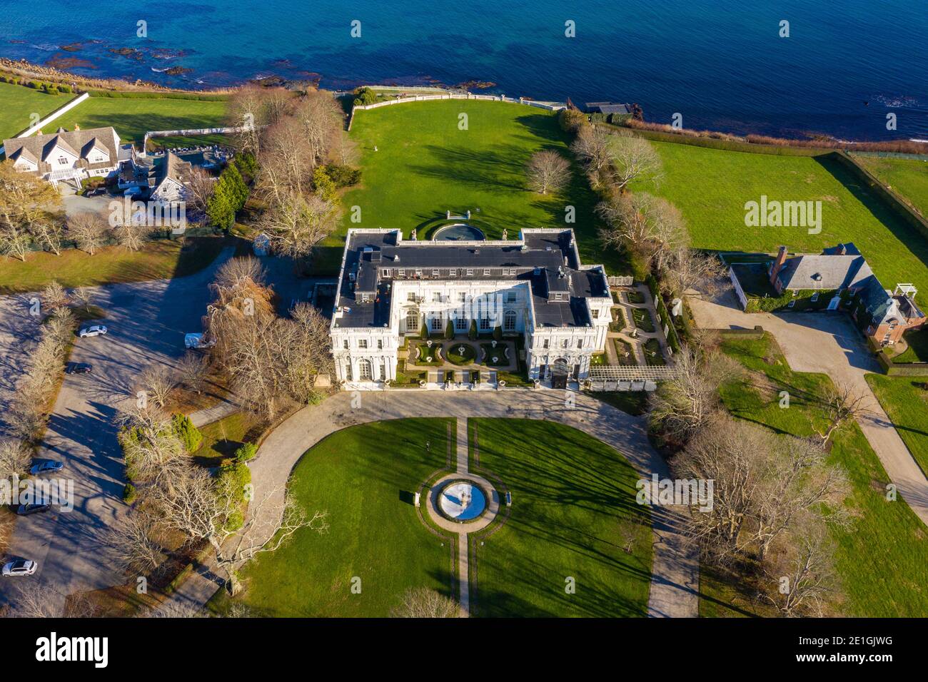 Newport, Rhode Island - Nov 29, 2020: Exterior view of historic ...