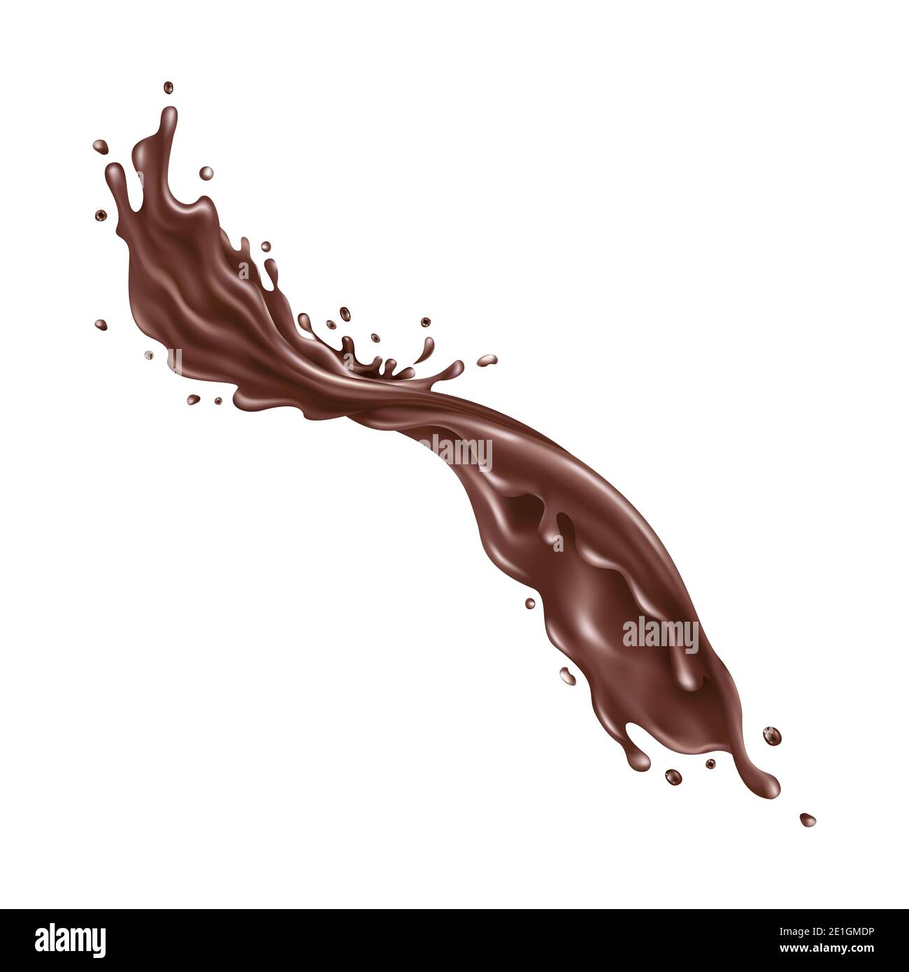 Liquid Chocolate Splash