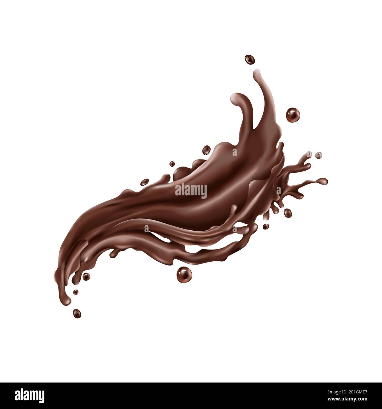 Chocolate Splash Wallpaper
