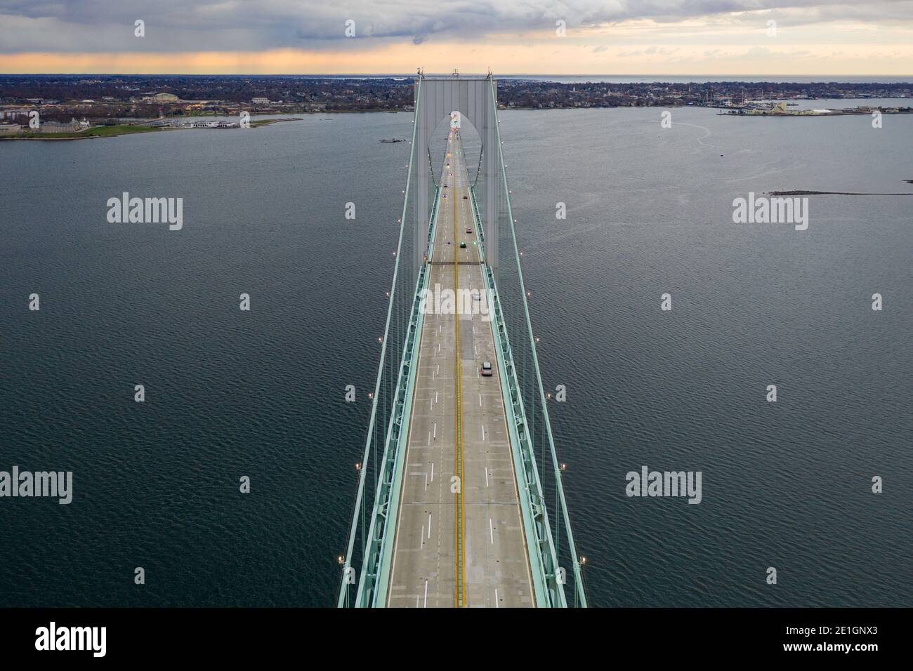The Claiborne Pell Bridge is among the longest suspension bridges in ...