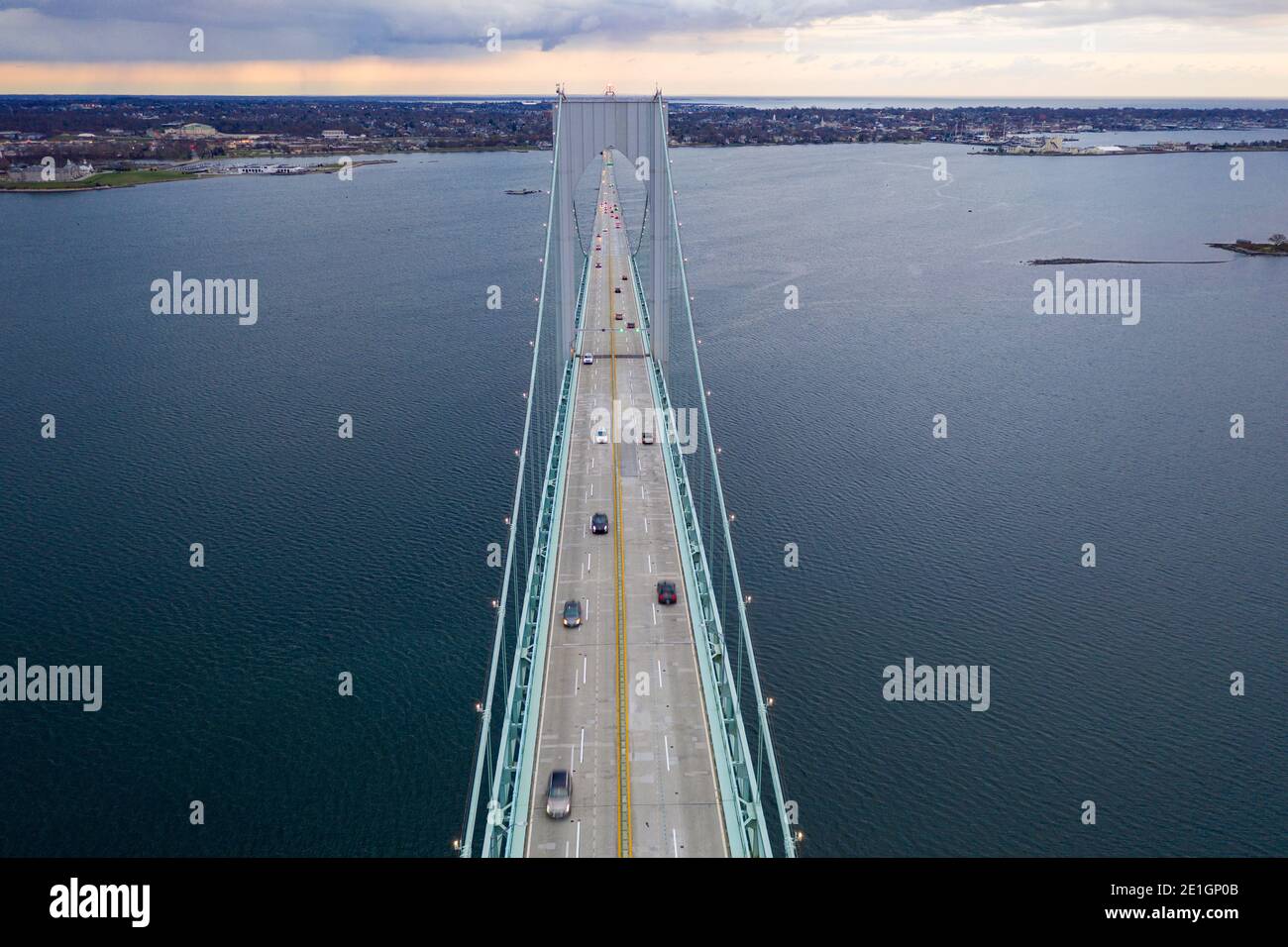 The Claiborne Pell Bridge is among the longest suspension bridges in ...